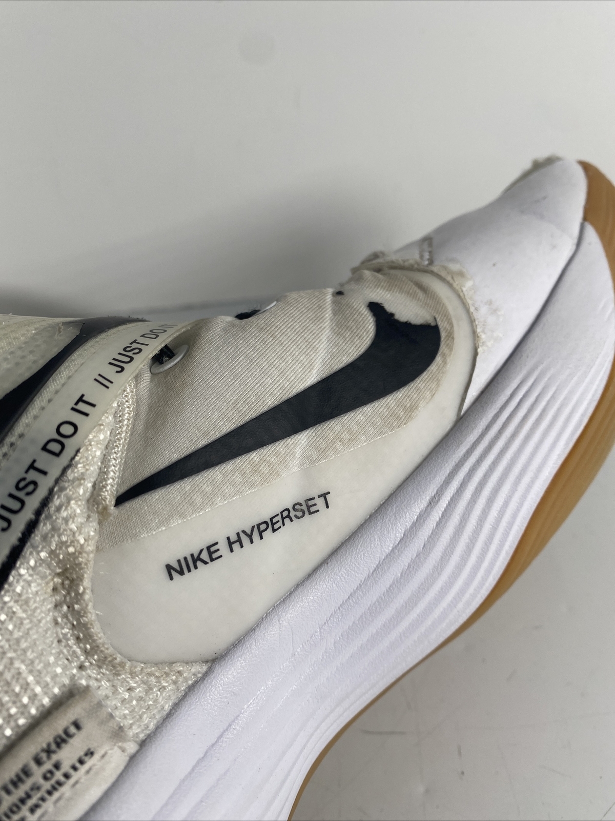 Nike React HyperSet White Black Gum Athletic Women's … - Gem