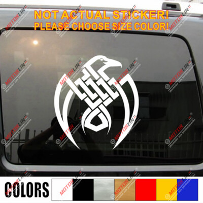 Odin Raven Decal Sticker Viking Norse Nord Norway Car Vinyl Celtic knot ...