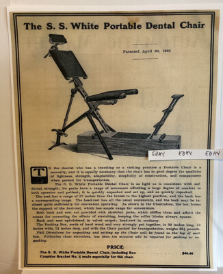 Science & Medicine (Pre-1930) - Antique Dentist Chair