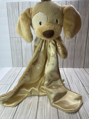 Baby Gund Spunky Huggybuddy Puppy Dog Tan Lovey 16” Security Blanket ...