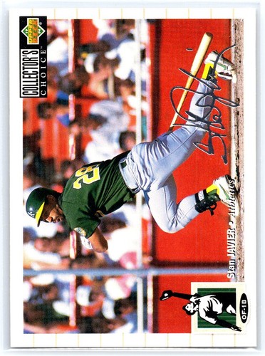 Stan Javier 1994 Collector's Choice #598 Silver Signature | eBay