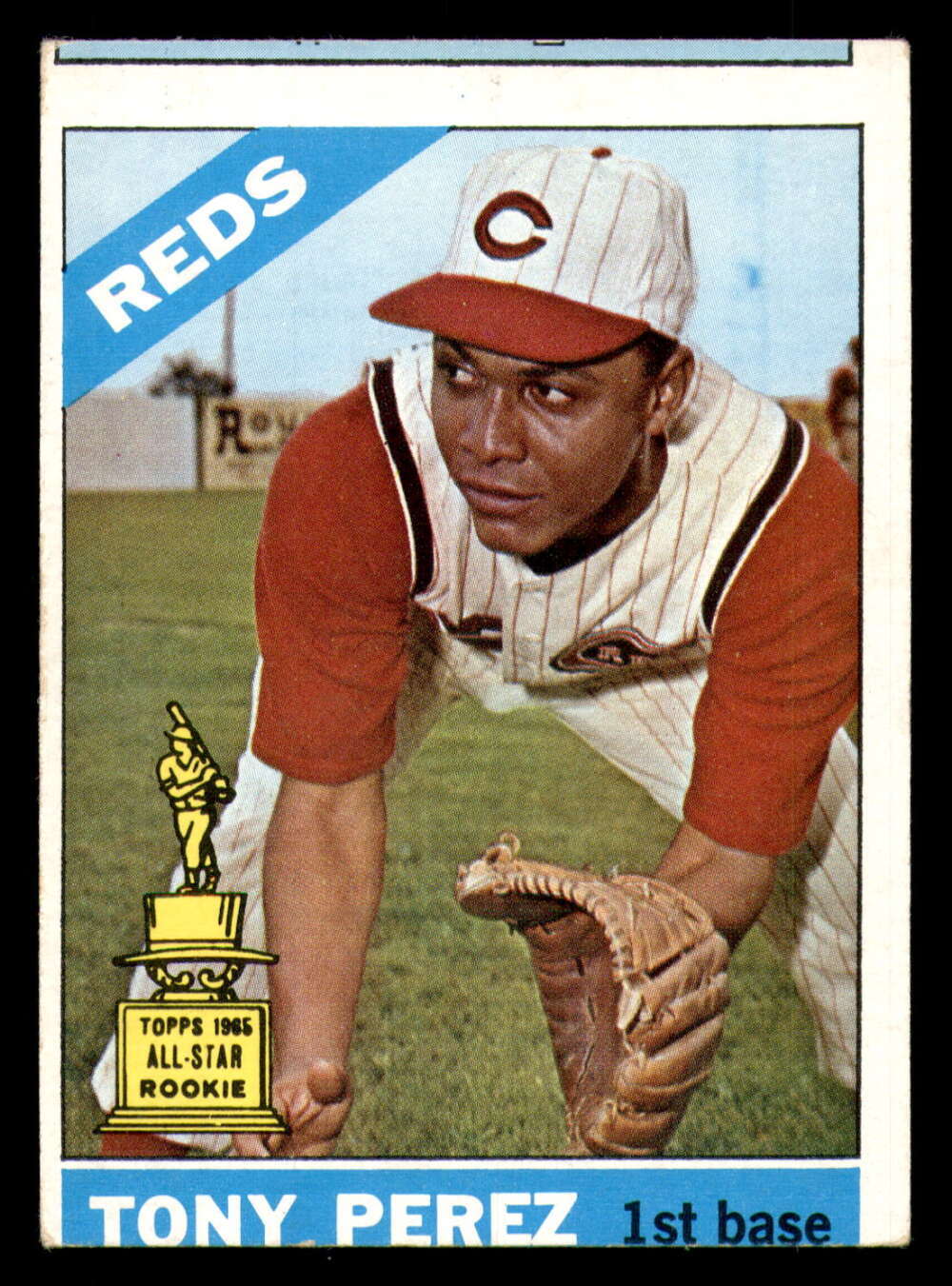 1966 Topps #72 Tony Perez Miscut Reds ID:370613 | eBay
