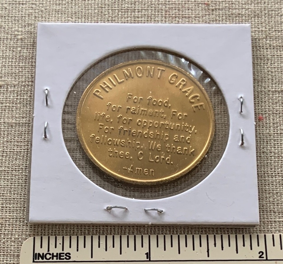 NOS Vintage PHILMONT RANCH Boy Scout Souvenir COIN Bull BSA Cimarron NM ...