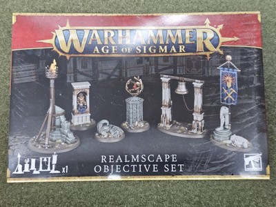 Age of Sigmar Realmscape Objective Set - Warhammer Fantasy AoS Terrain ...