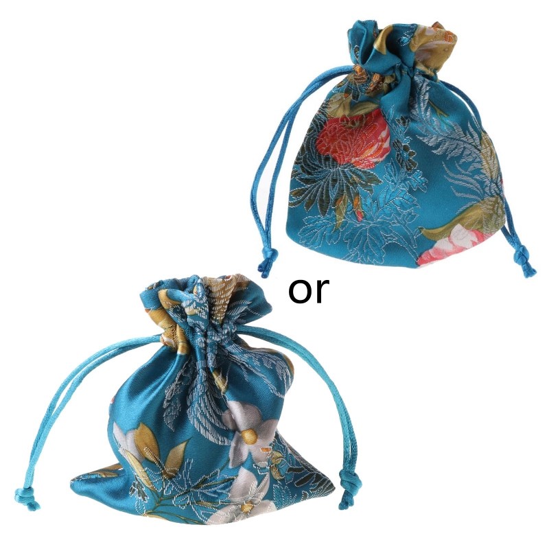 Chinese Embroidery Bag Premium Jewelry Pouch Silk Drawstring Gift Bags ...