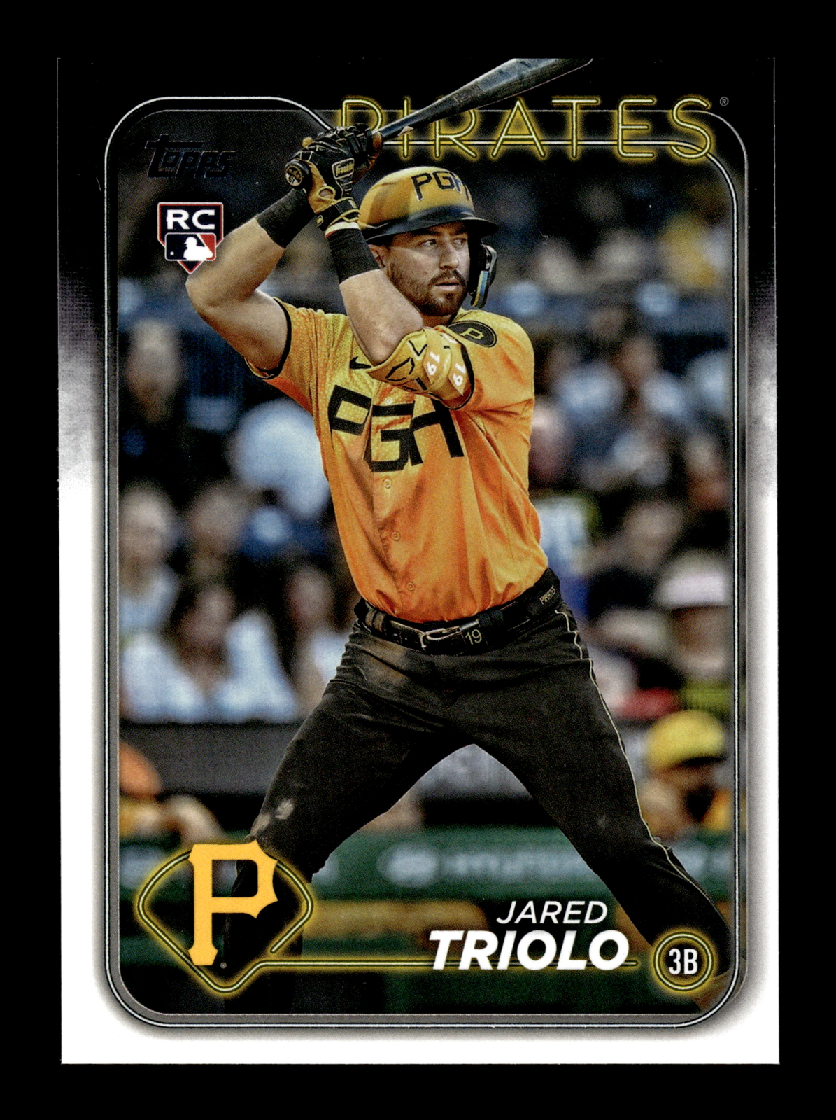2024 Topps Series 1 #281 Jared Triolo - Pittsburgh Pirates RC Baseball ...