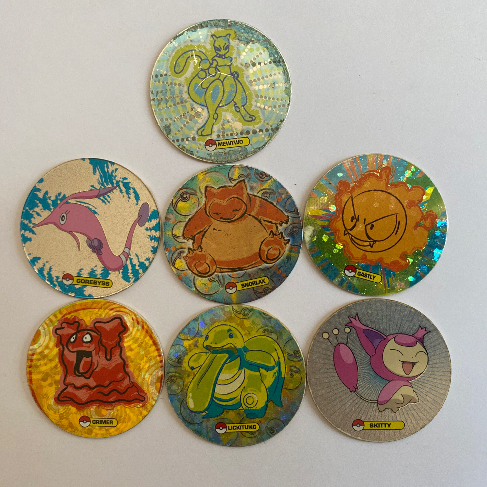 Lot of 7 CLASSIC/PRISMATIC/SHINY Tazos Pokemon 4 Sabritas Mexico | eBay