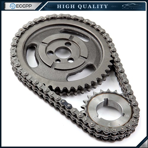 HD Double Roller Timing Chain Set For Chevrolet SBC 283 305 327 350 383 ...