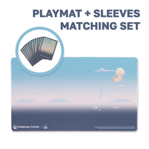 Pokémon Center × OMOCAT Set of TCG Dragonite Sleeves AND Playmat - NEW ...