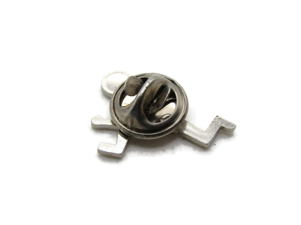 Person Running Pictograph Pin Silver Tone | eBay