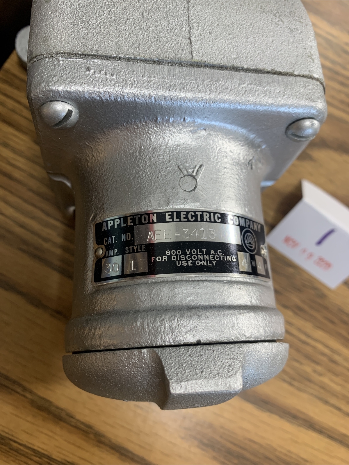 Appleton AEE-3413 30 Amp 600 Volt 4w 4p | eBay