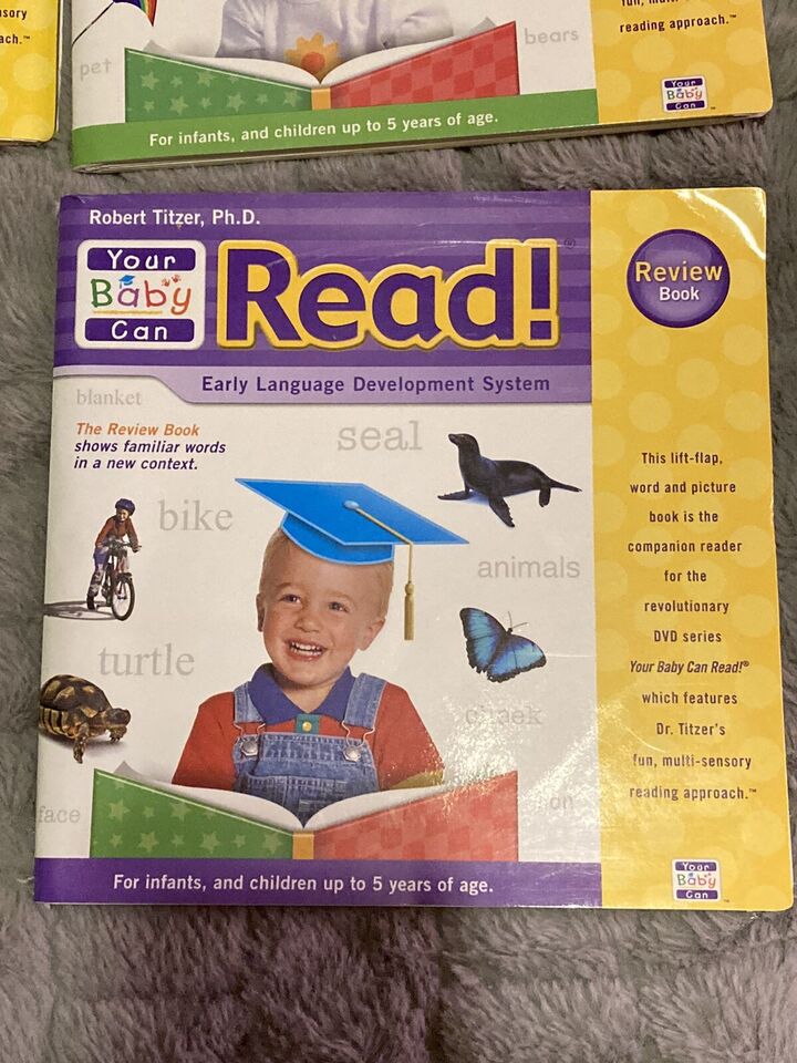 Your Baby Can Read YBCR Deluxe Kit - Slider Books, DVDs, Word Cards ...
