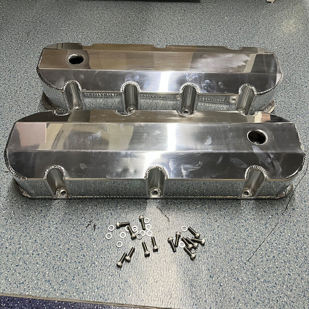 Aluminum Fabricated Valve Cover for Big Block Chevy BBC 396 454 w ...