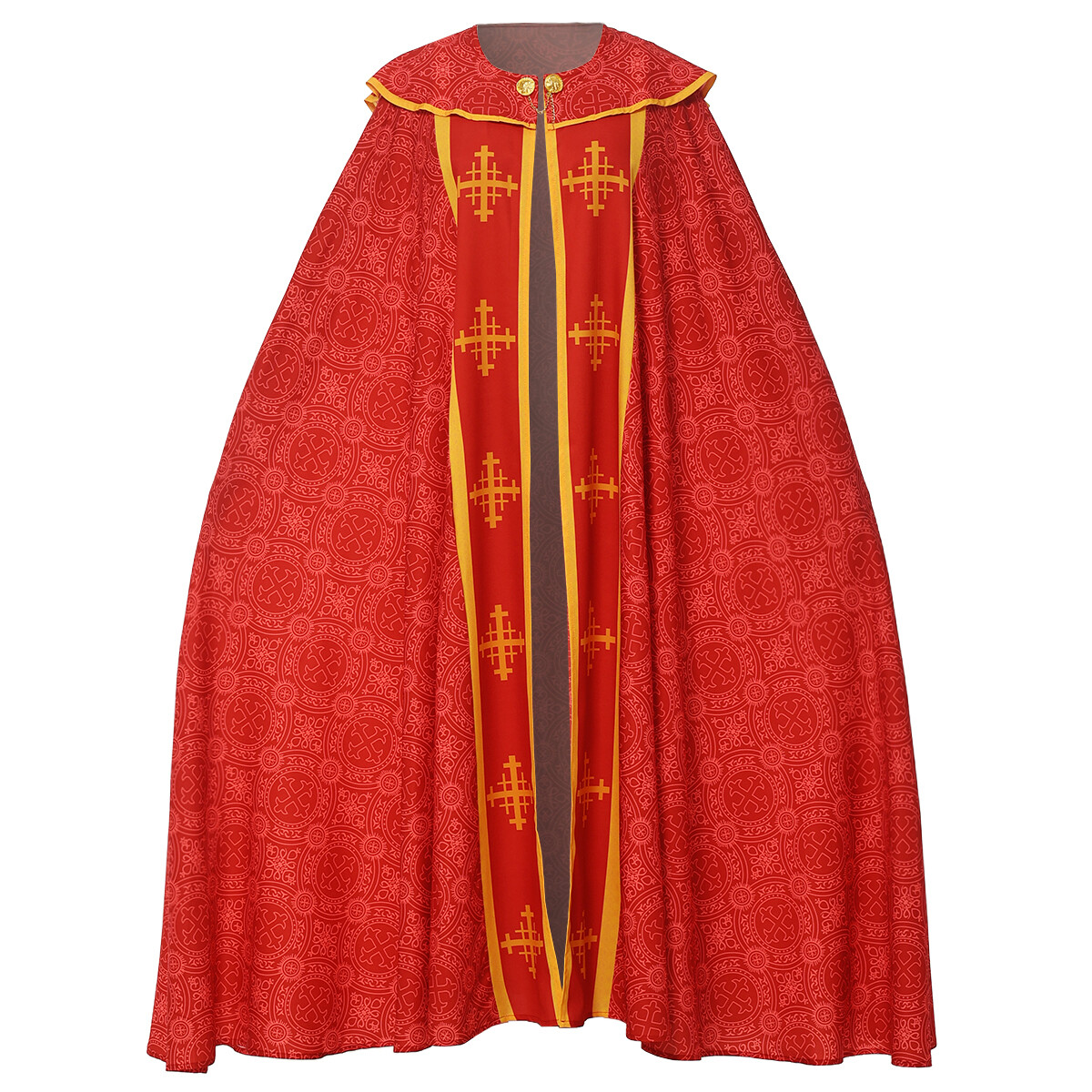 Religious Unisex Cope Priest Vestment Patterned Robe Halloween ...