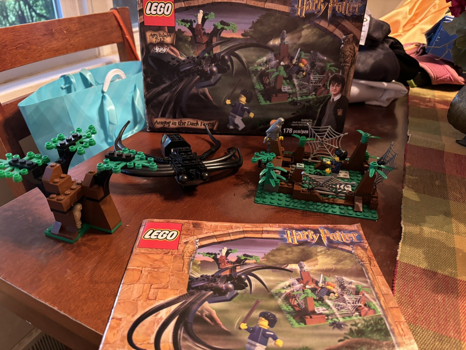 LEGO 4727 Harry Potter Aragog in the Dark Forest 2002 100% Complete W ...
