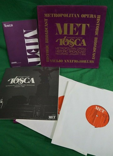 MET Giacomo Puccini Tosca Metropolitan Opera 2X LP Box Set Vinyl | eBay