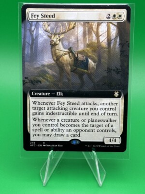 MTG Commander: AFC - #5 Fey Steed (Extended Art) - NM | eBay