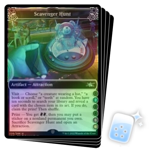 FOIL SCAVENGER HUNT (2/5/6) X4 Unfinity Magic MTG MINT CARD | eBay