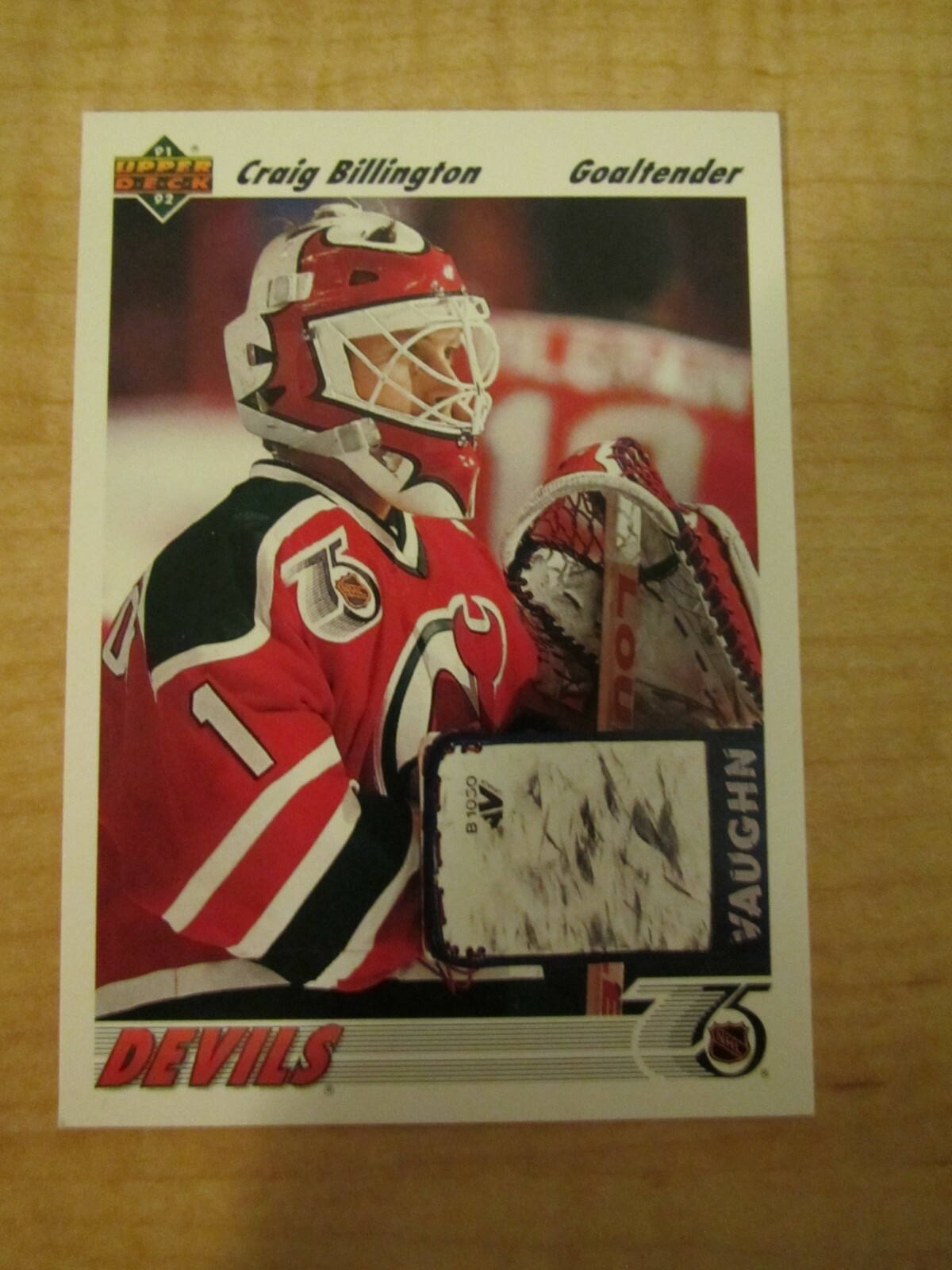 1991-92 Upper Deck Hockey Craig Billington Rookie #559 New Jersey ...