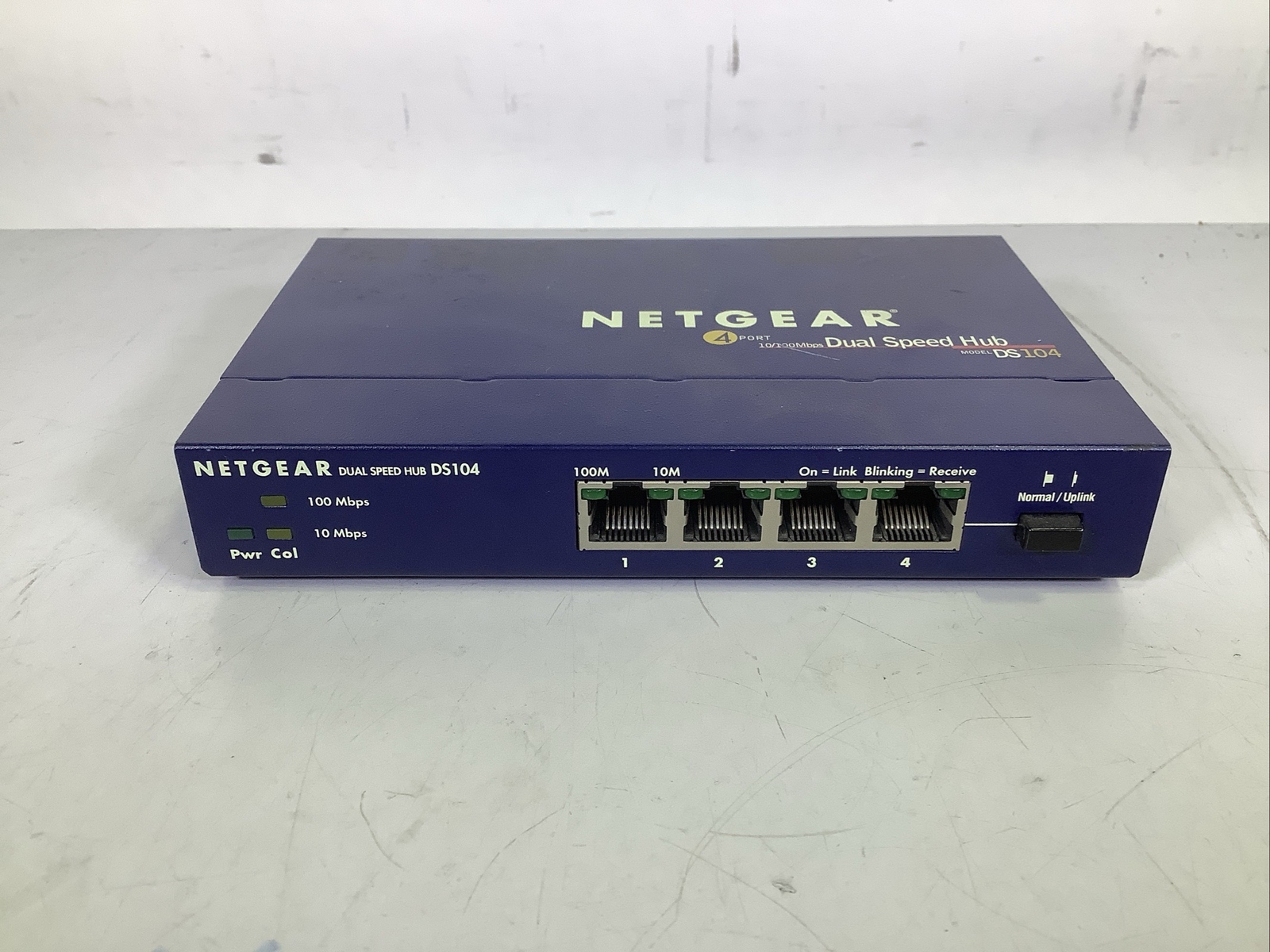 NETGEAR DS104 - 4 Port Ethernet Hub - NG N4B | eBay
