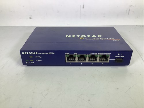 NETGEAR DS104 - 4 Port Ethernet Hub - NG N4B | eBay