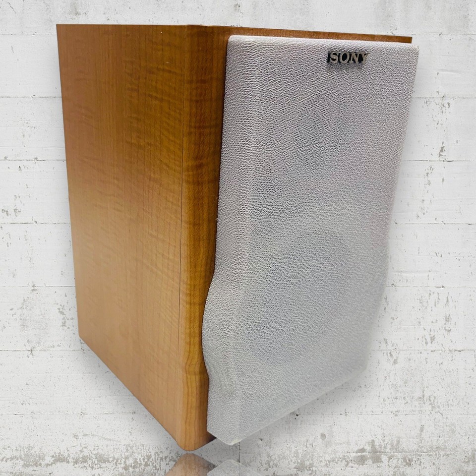Genuine Sony SS-CEP707 Bookshelf Speakers Simulate Wood Case Set Of 2 ...