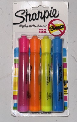 Sharpie Accent Tank-Style Highlighters, Assorted Colors, Chisel Tip, 4 ...