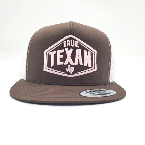 Embroidered True Texans We Are Proud To Be Texans Snapback Cap Brown ...
