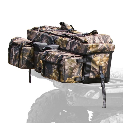 33" Camo ATV Rear Rack Soft Storage Gear Bag | eBay