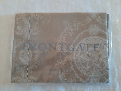 NIP Frontgate Novara Italian Percale Boudoir Sham Jacquard Egyptian ...