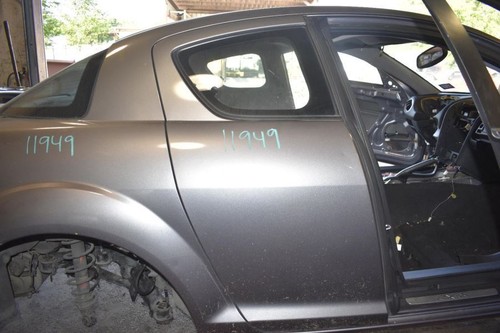 2004-2011 MAZDA RX8 PASSENGER RIGHT REAR DOOR SHELL ASSEMBLY SILVER | eBay