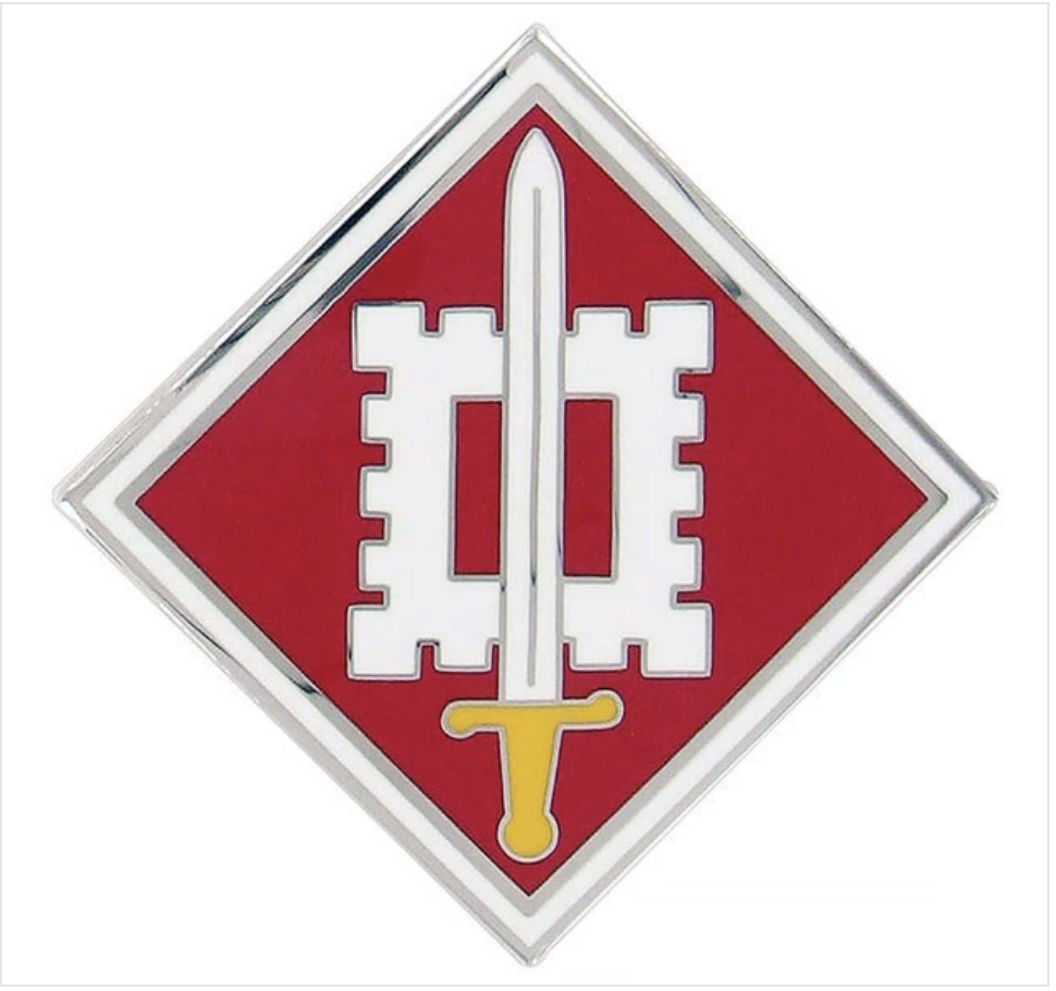 GENUINE U.S. ARMY COMBAT SERVICE IDENTIFICATION BADGE (CSIB): 18TH ...