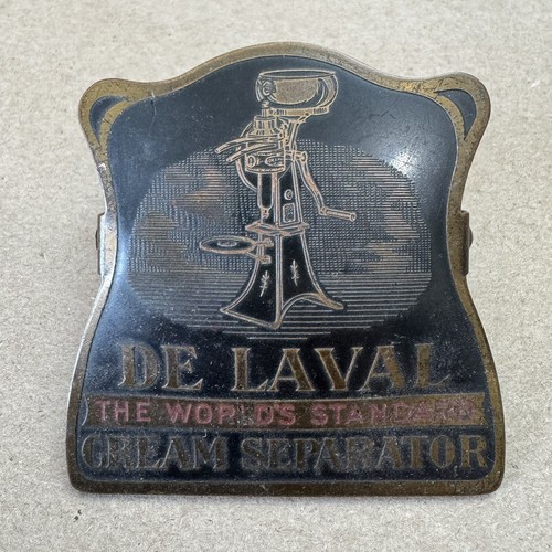 Antique Paper Clip Advertising De Laval Cream Separator Vintage Brass ...