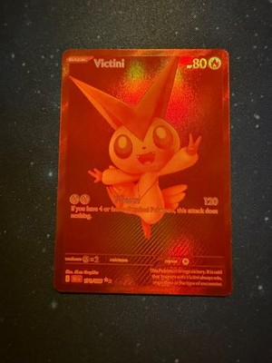 Red Victini 172/086 BWR Pokemon TCG White flare English - NM | eBay