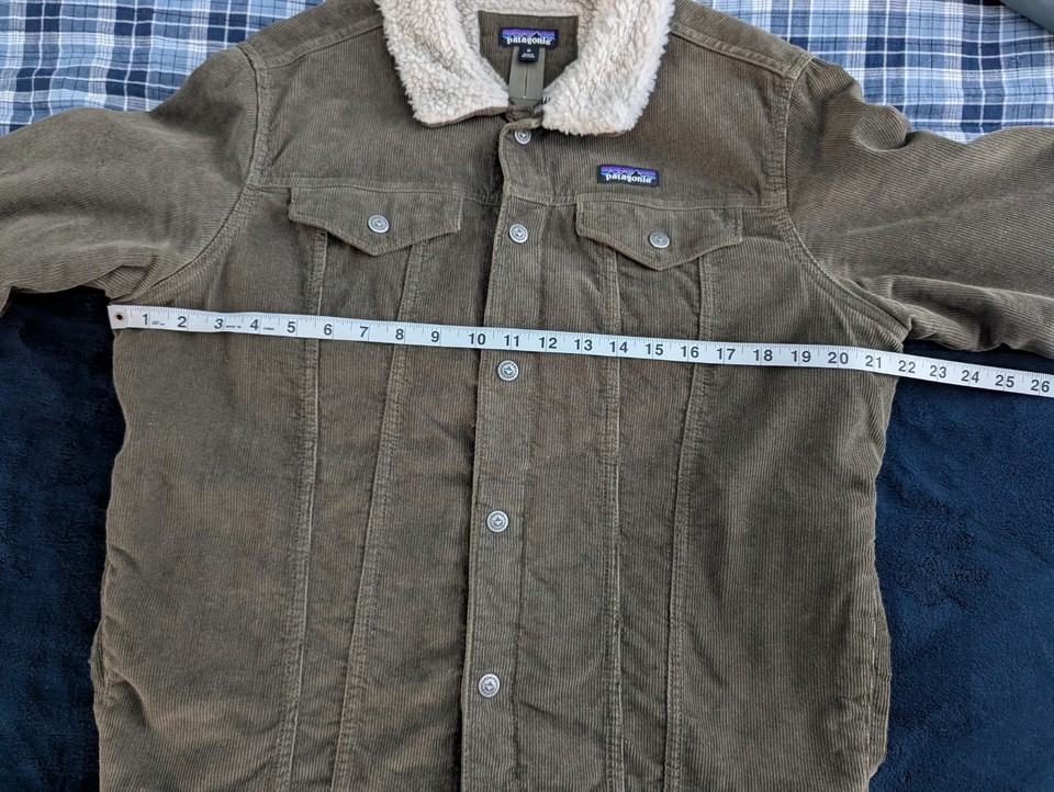 Patagonia Pile-Lined Trucker Jacket, Men's Medium, Basin Green | eBay