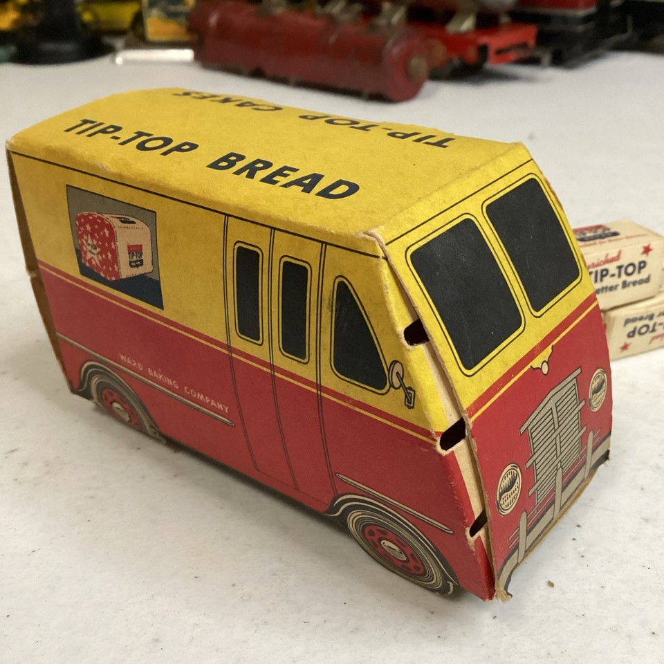 Ward Baking Tip Top Bread Delivery Van Cardboard w/ 3 Loaves ...