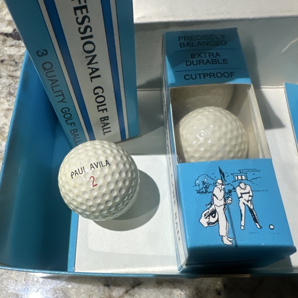 The Professional Golf Ball Vintage 6-Pack Cutproof Extra Durable | eBay