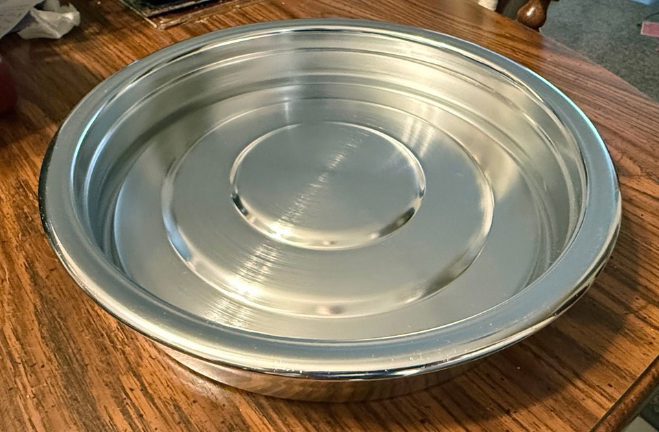 3-Piece Artistic Churchware 12.5” Aluminum Communion Tray & Donation ...