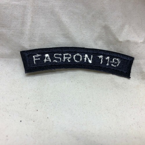 Military Patch Arc Tab Badge FASRON 119 | eBay