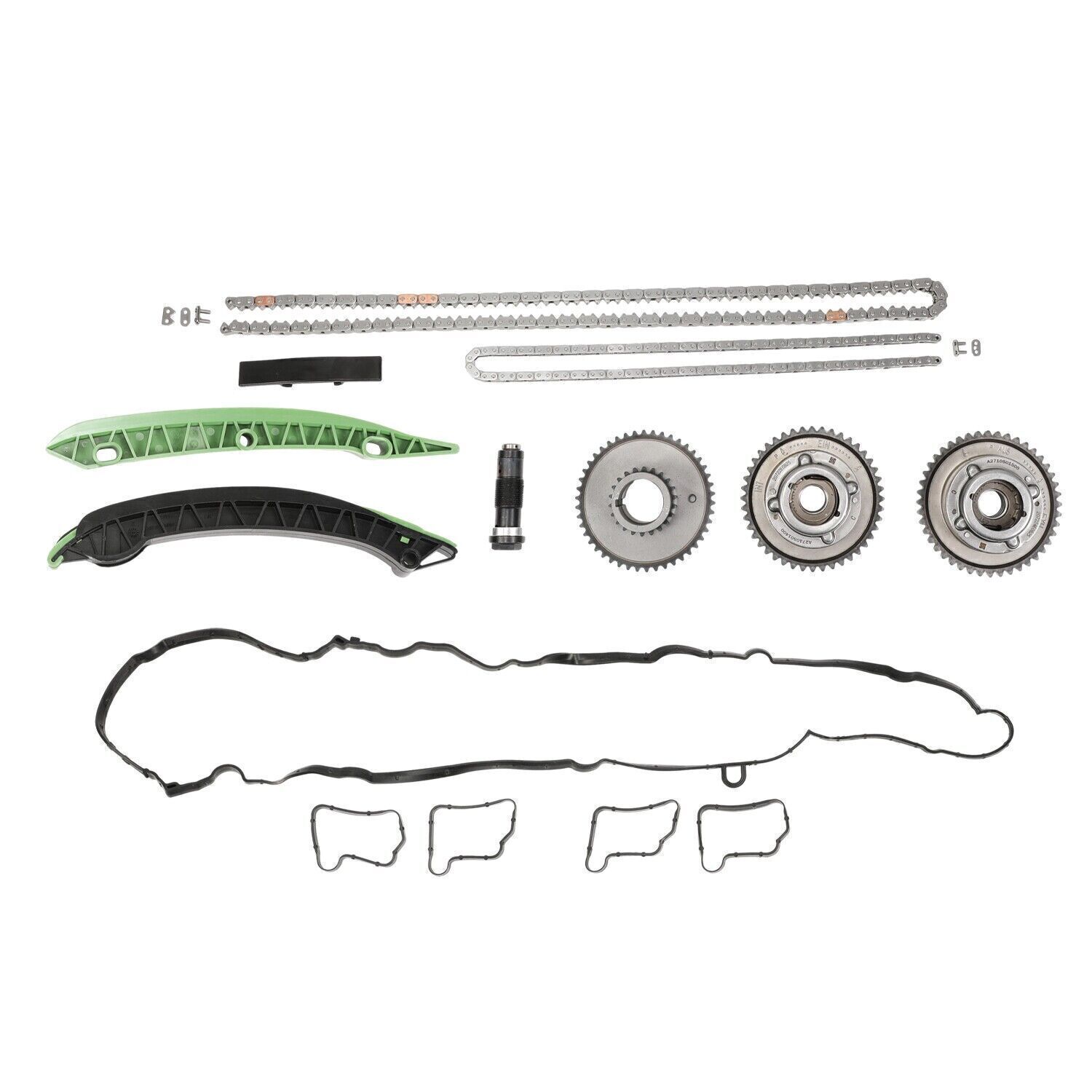 Timing Chain Kit +Camshaft Adjuster For Mercedes M271 W204 C180 C200 ...