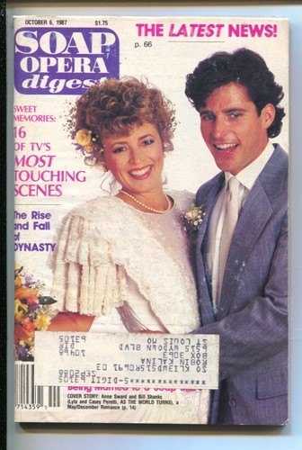 MAG: Soap Opera Digest 10/6/1987-Rise and Fall of Dynasty-Anne Sward ...