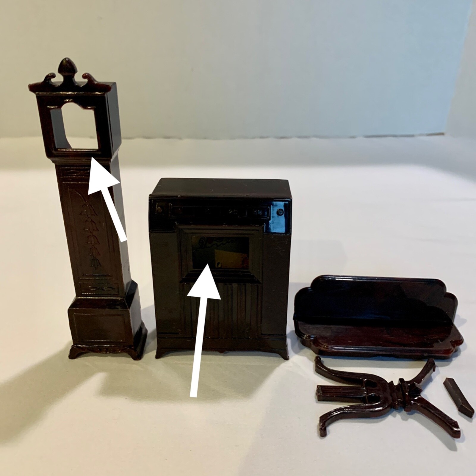 Vintage A Plasco Toy Dollhouse Plastic Furniture Assorted AS-IS Lot 13 ...