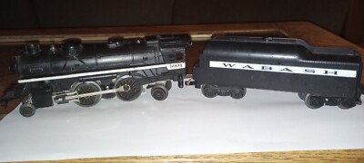 Vintage Lionel 2-4-2 Steam Locomotive & Tender Car Wabash #8904, Tested ...