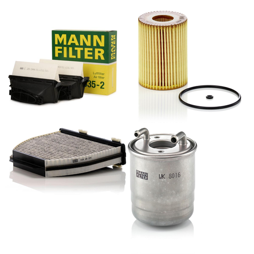 MANN-FILTER Air C29035-2 Oil HU821x Cabin CUK29005 Fuel Filter Service ...