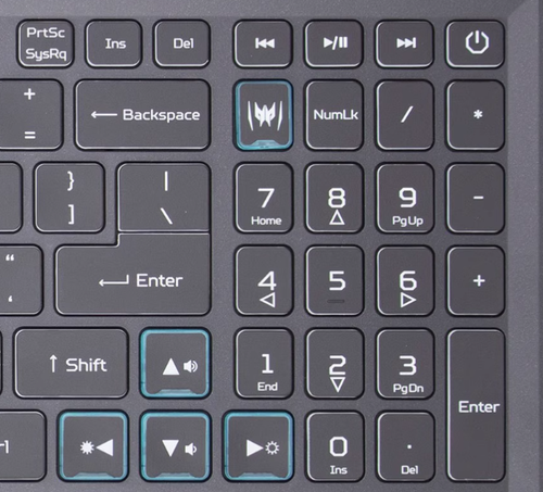 For Acer Nitro 5 AN515-58 AN515-46 N22C1 Palmrest w/Backlit Keyboard ...