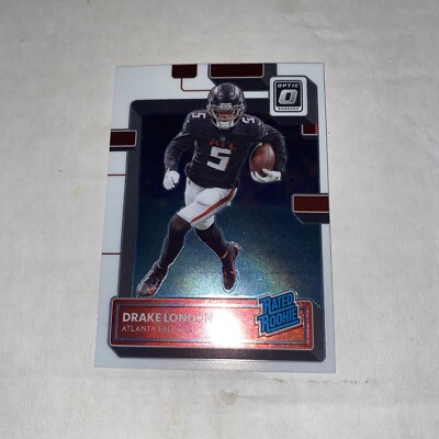 Drake London 2022 Panini Optic Rated Rookie #207 RC Atlanta Falcons | eBay