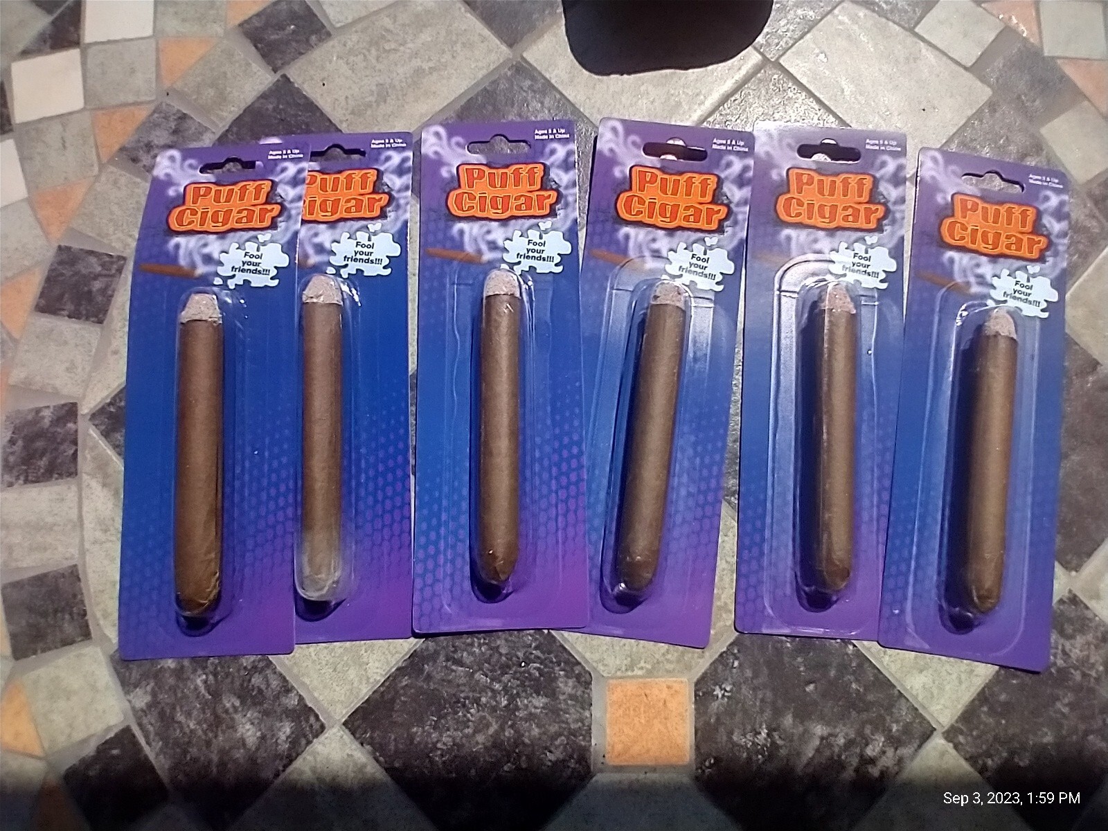 FAKE CIGAR SO REAL YOU'LL FOOL EVERYONE GAG GIFT FUN TOY 6 pieces ...