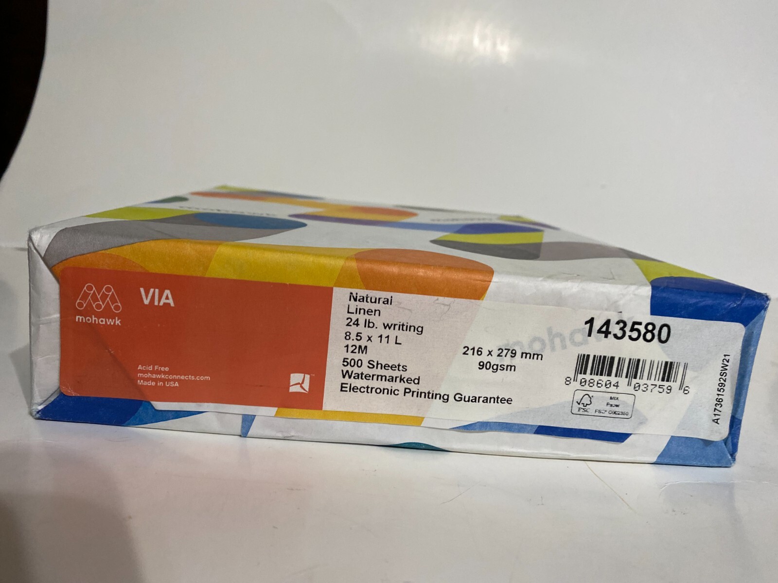 MOHAWK Natural Linen Acid Free 24 lb. Writing/Copy paper 500 sheets | eBay