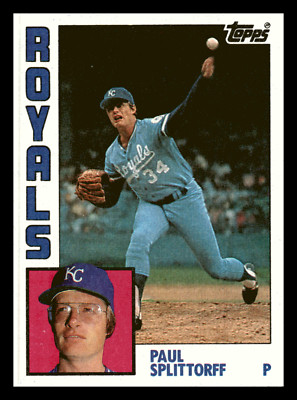 1984 Topps Paul Splittorff Kansas City Royals #52 Centered Mint | eBay