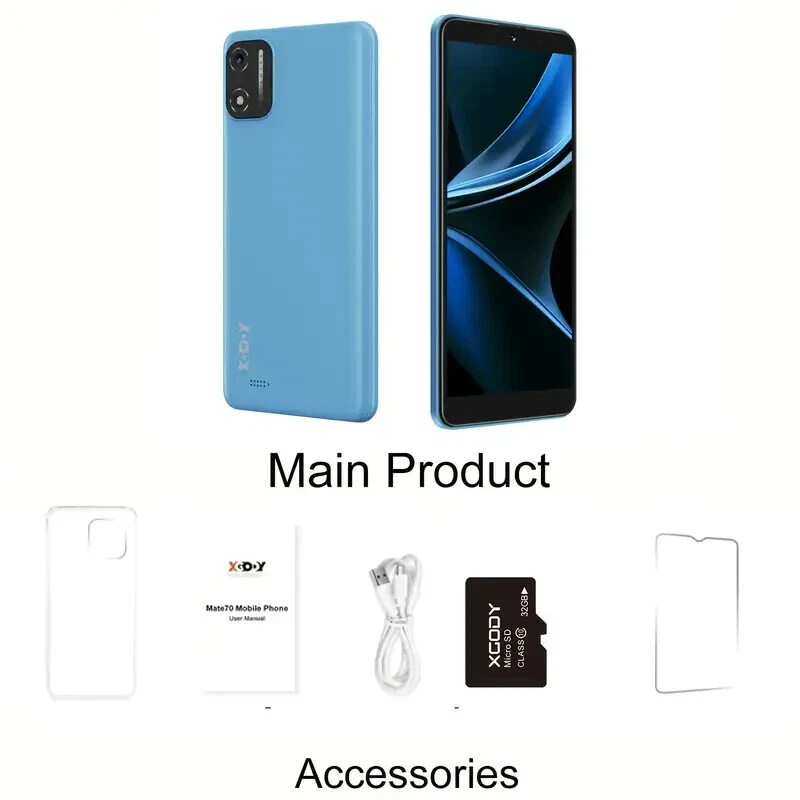 XGODY X32 (2025) Android14 Unlocked Mobile Smart Phone 4G 8Core 2SIM ...